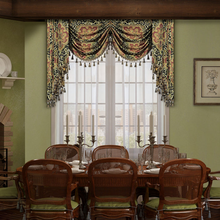 Leopard Print Swag Valance – Loom And Mill