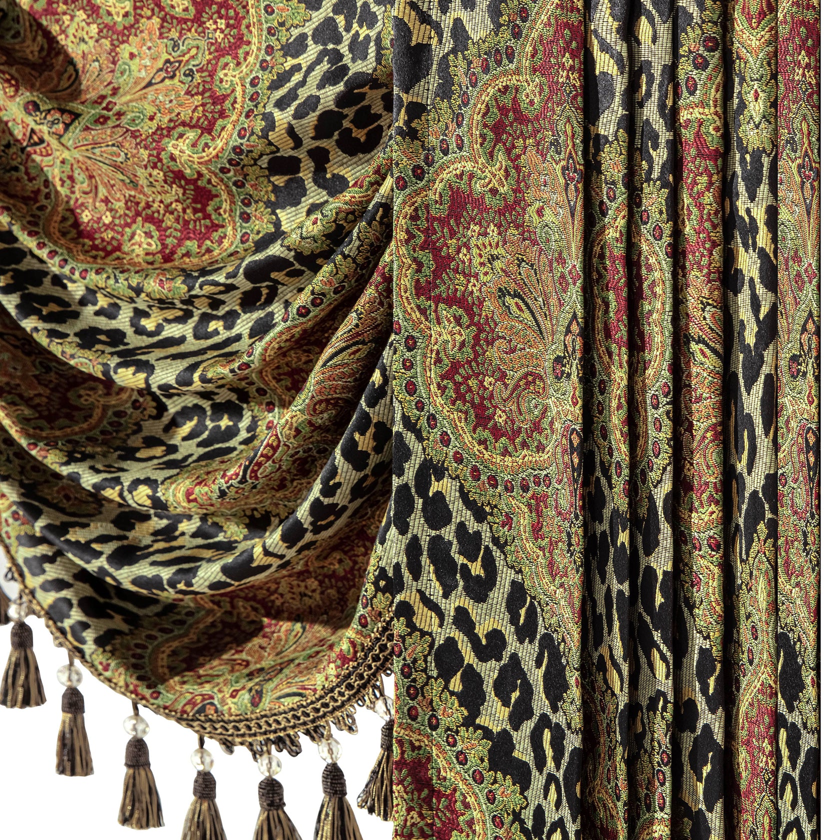 Leopard Print Swag Valance – Loom And Mill