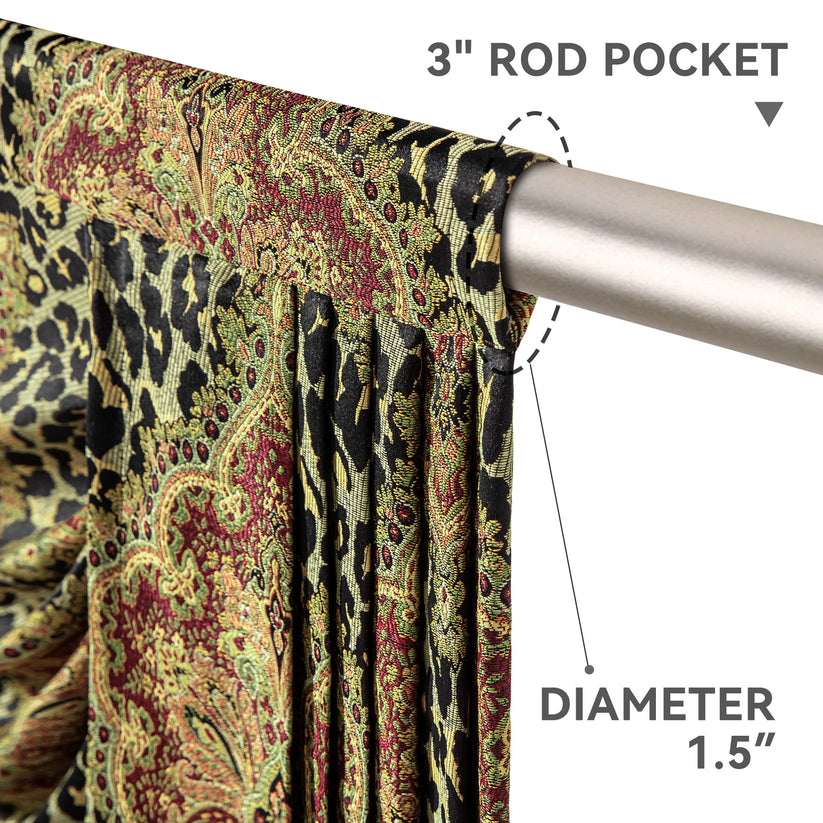 Leopard Print Swag Valance – Loom And Mill