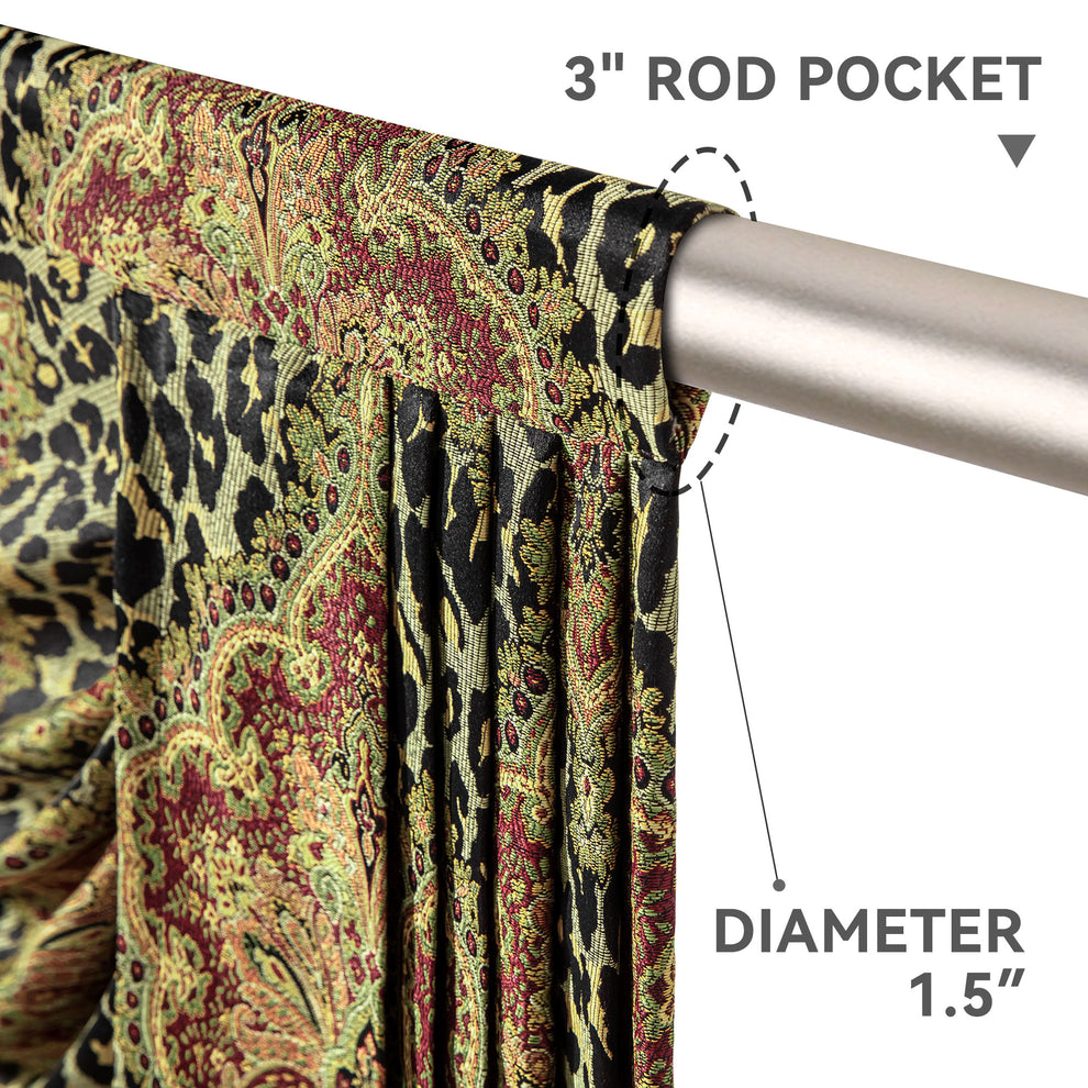 Leopard Print Swag Valance – Loom And Mill