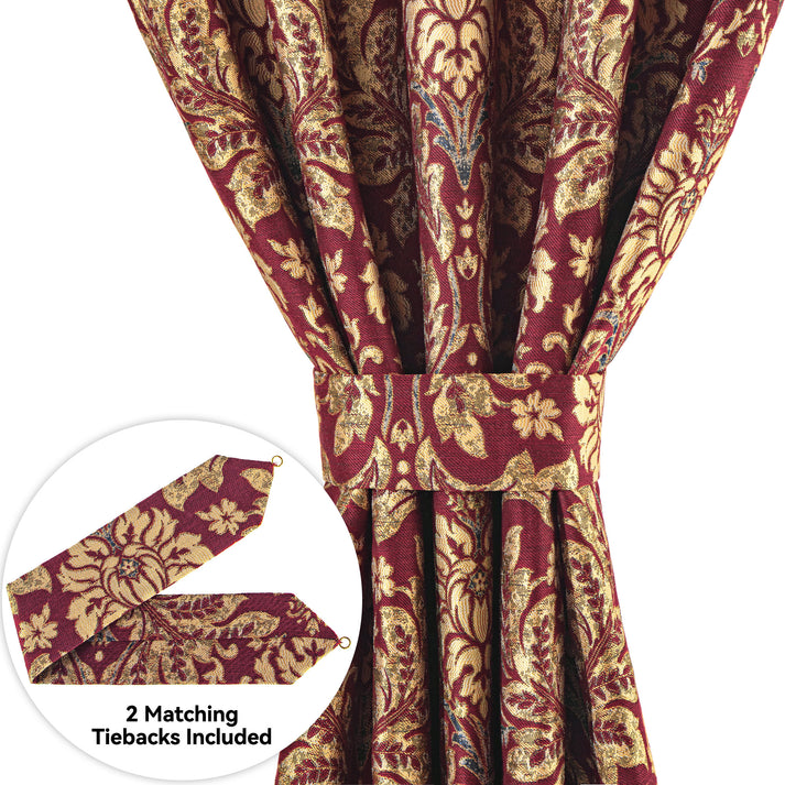 Lafaye Damask Curtains – LOOM AND MILL
