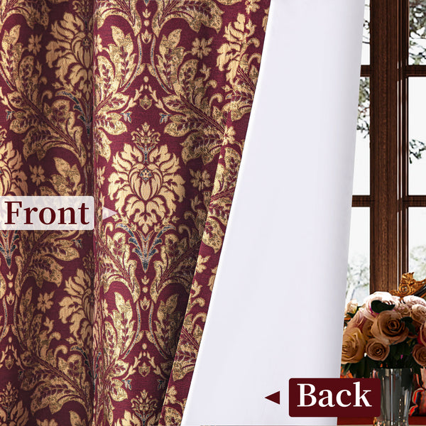 Lafaye Damask Curtains – Loom And Mill