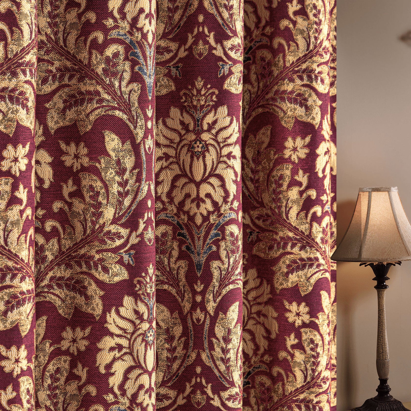 Lafaye Damask Curtains – Loom And Mill
