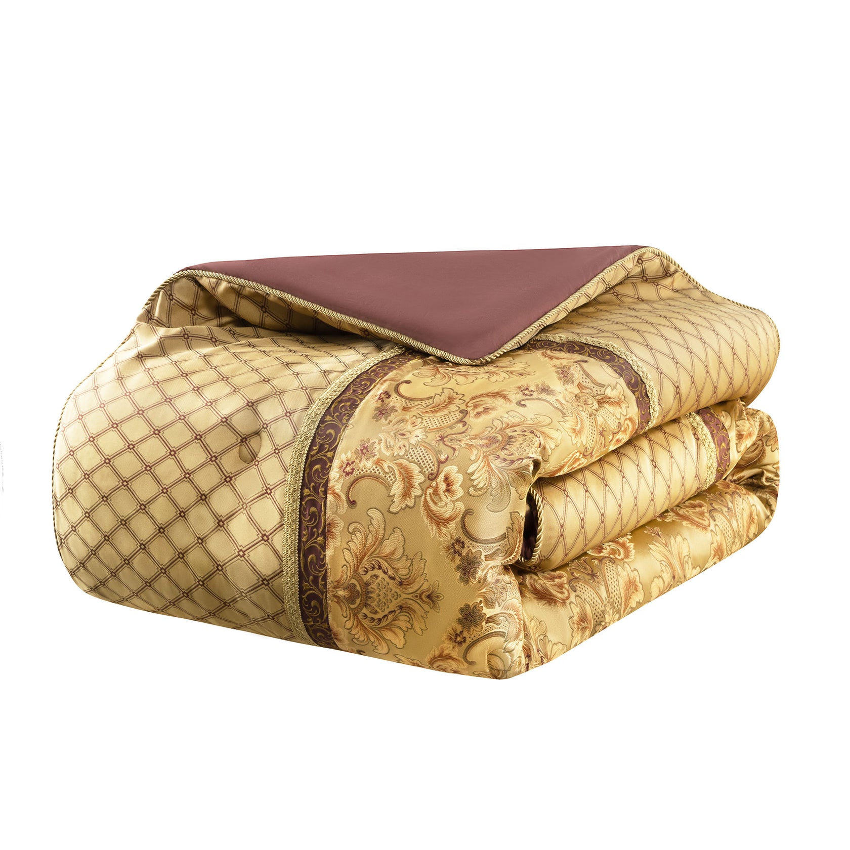 Opulent Jacquard Damask Bedding Set – Loom And Mill