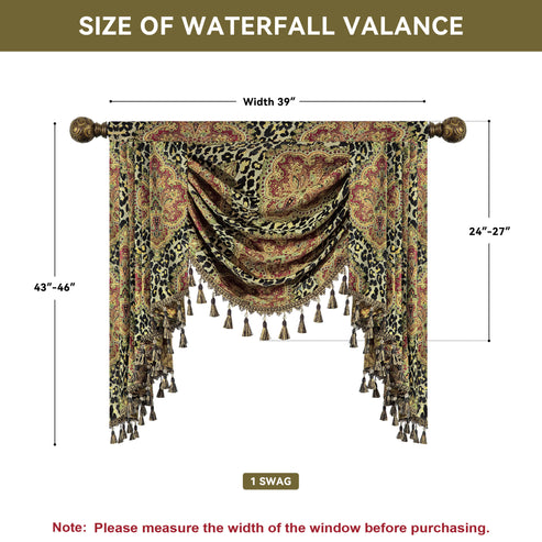 Leopard Print Swag Valance – Loom And Mill